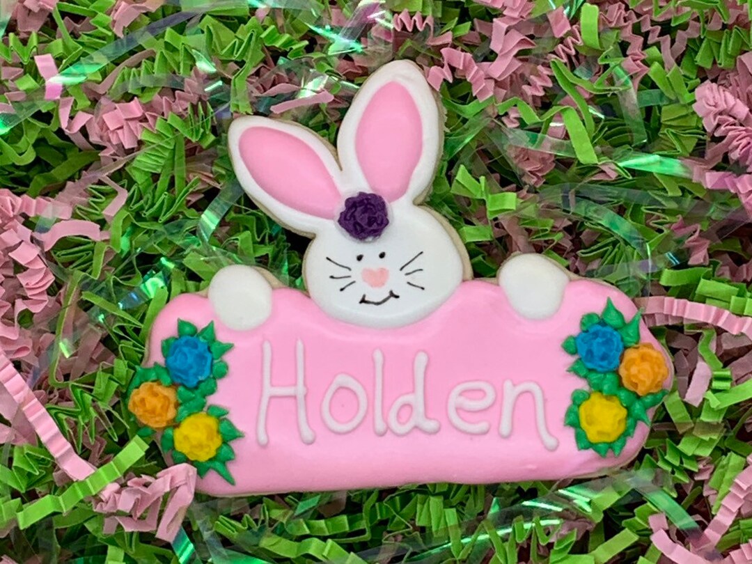 Personalized Easter Cookies - Etsy