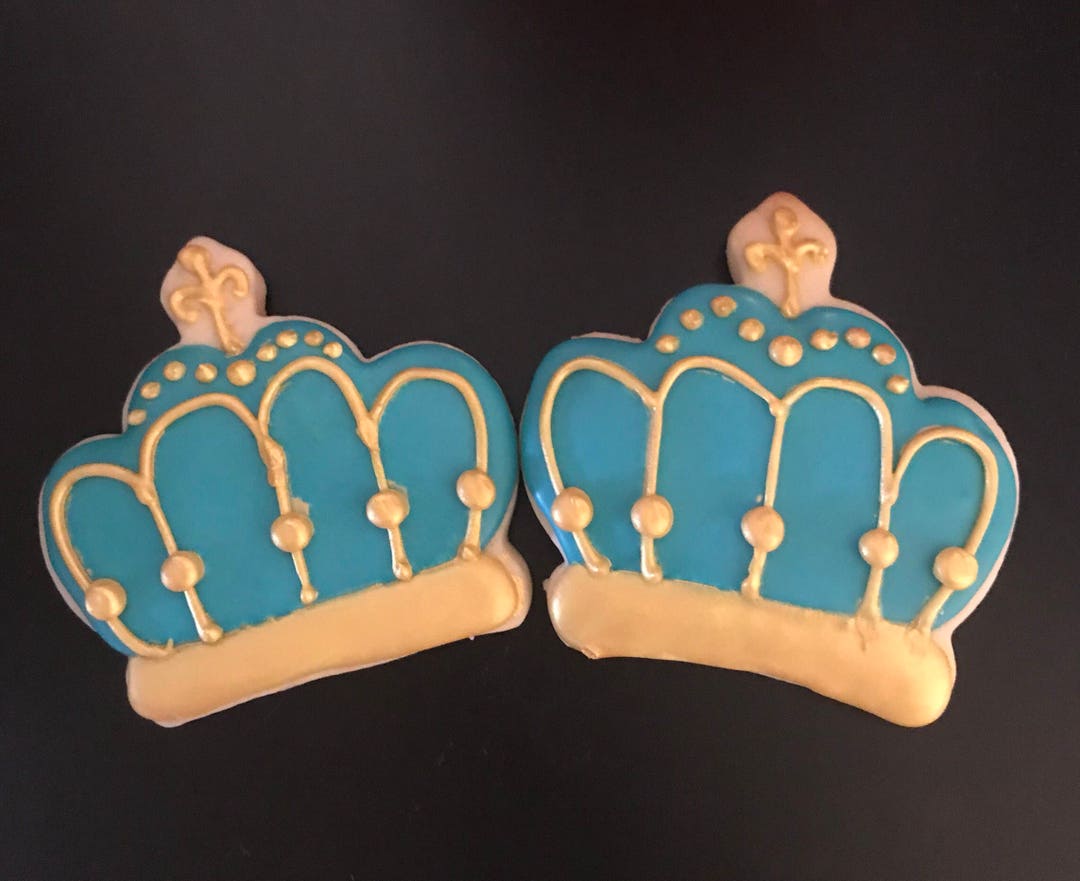 Crown Cookies - Etsy