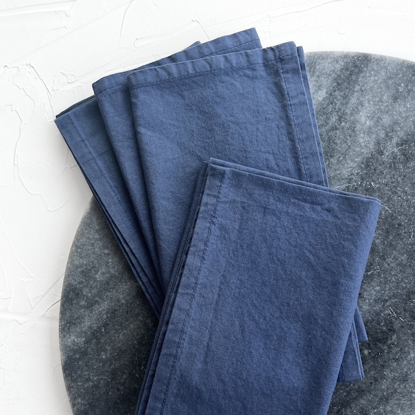 Blue Napkins - Etsy