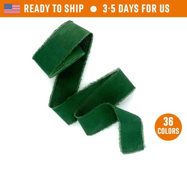 Forest Green Ribbon - Etsy