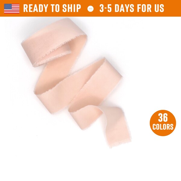 Peach Satin Ribbon - Etsy