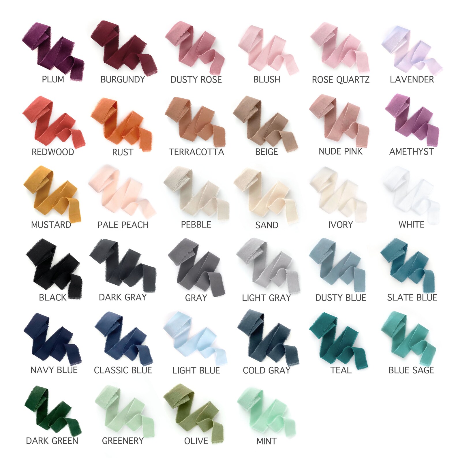 Terracotta Ribbon 1 Inch Hand Dyed Cotton Silk Clay - Etsy