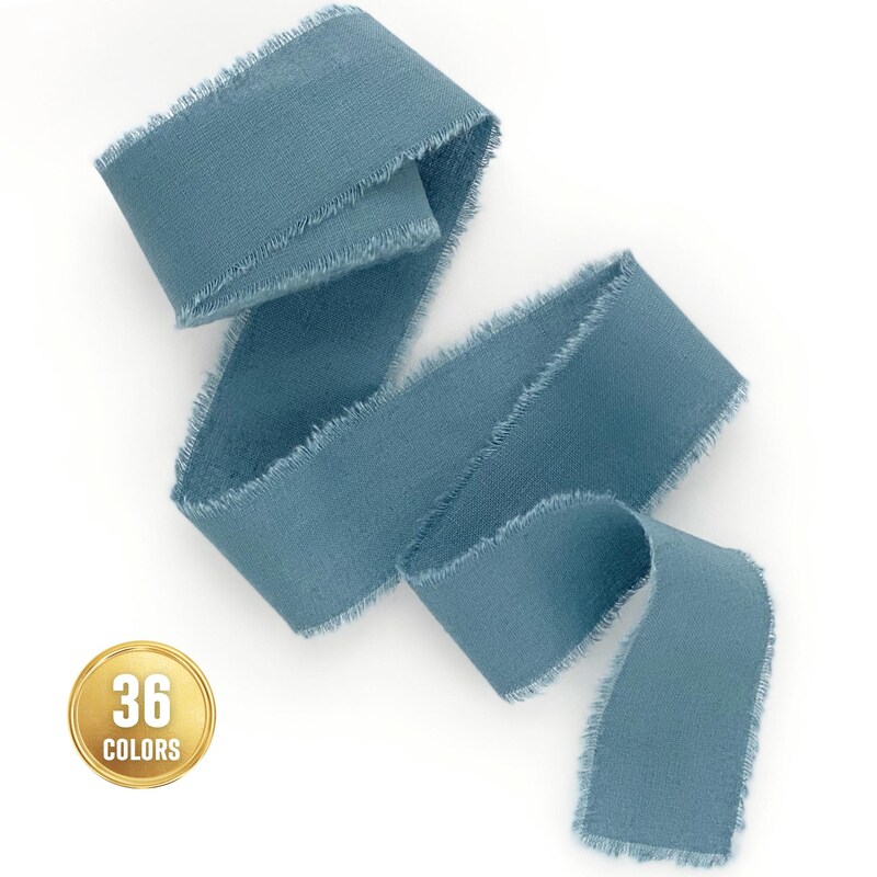 Slate Blue Ribbon - Etsy