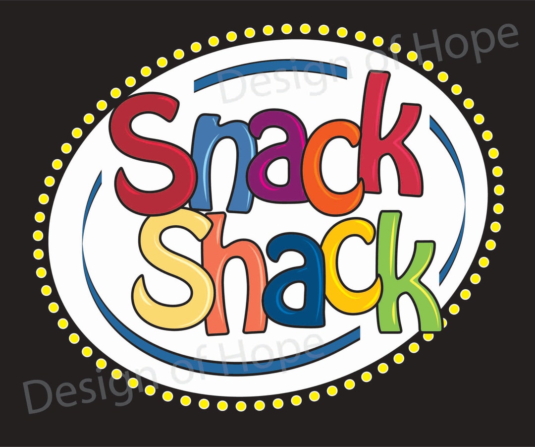36x30 Snack Shack Printable Sign - Etsy