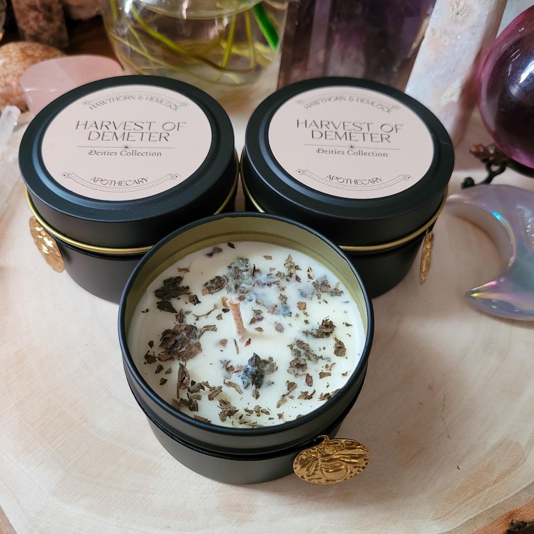 Demeter Offerings | Soy Candle | Incense | Ritual Oil || Witch Gift ...