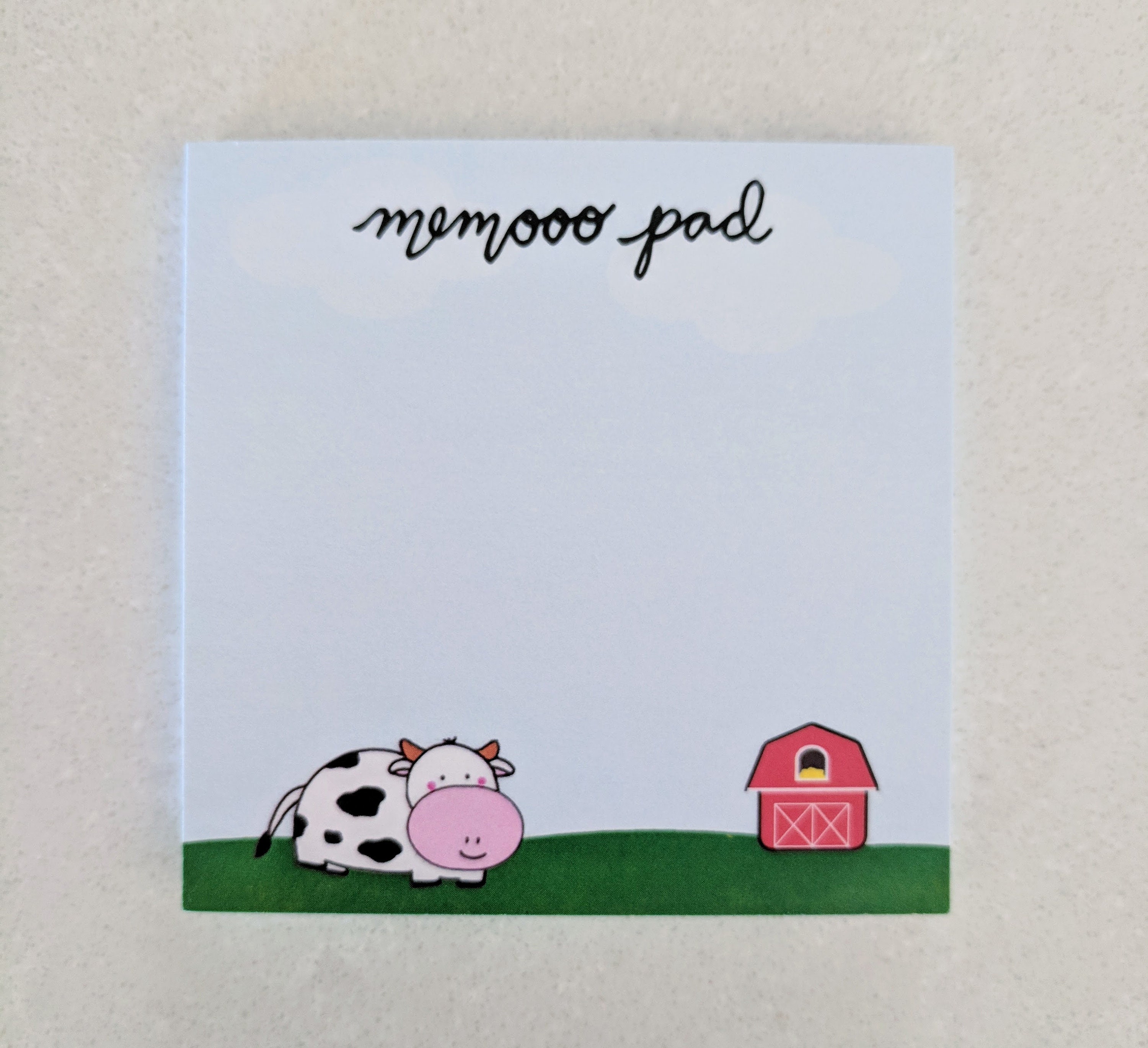 Cow Sticky Notes Memooo Pad Farm Sticky Notes Cow Gifts - Etsy UK