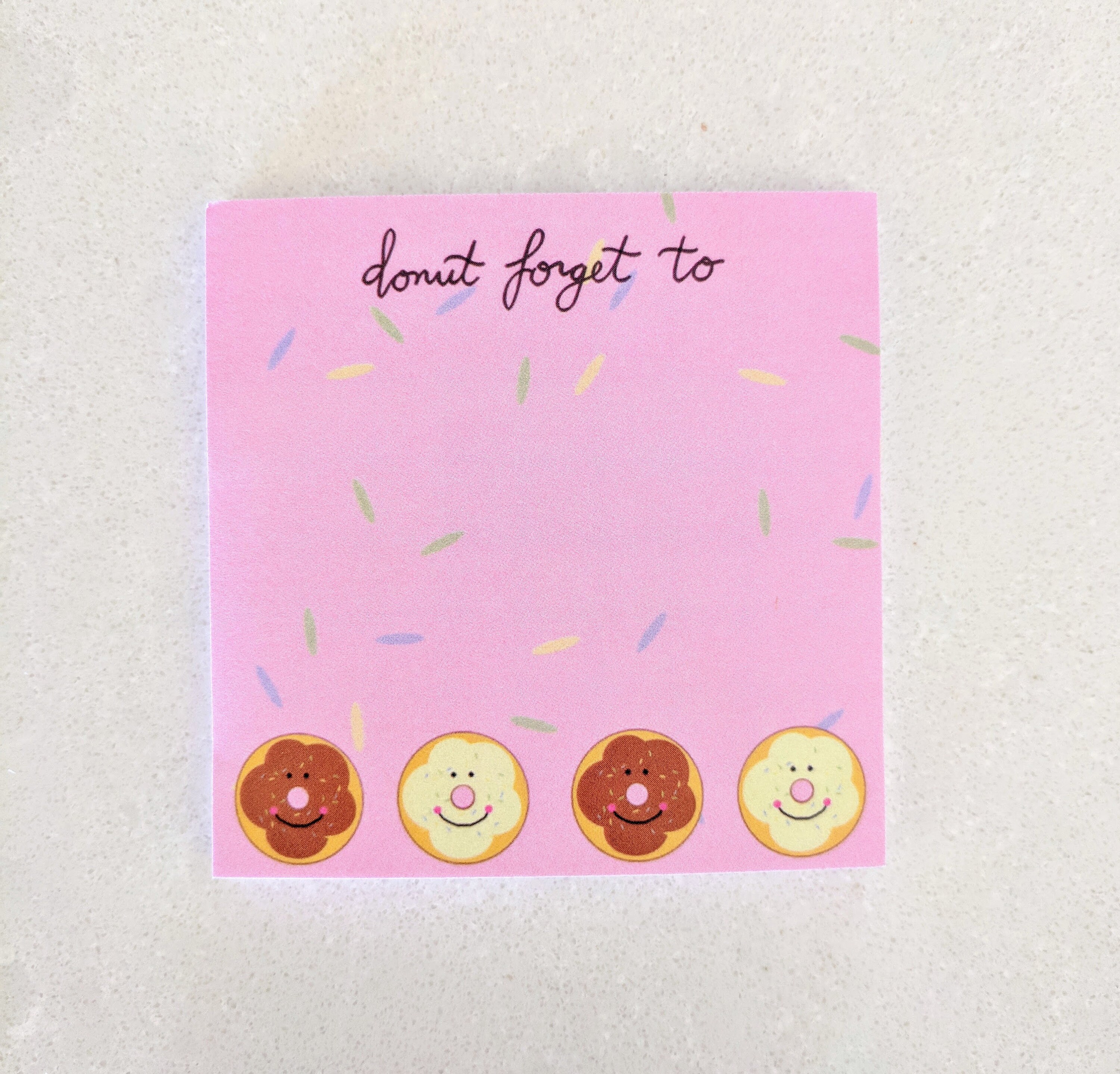 Donut sticky notes Donut forget to Foodie sticky notes | Etsy