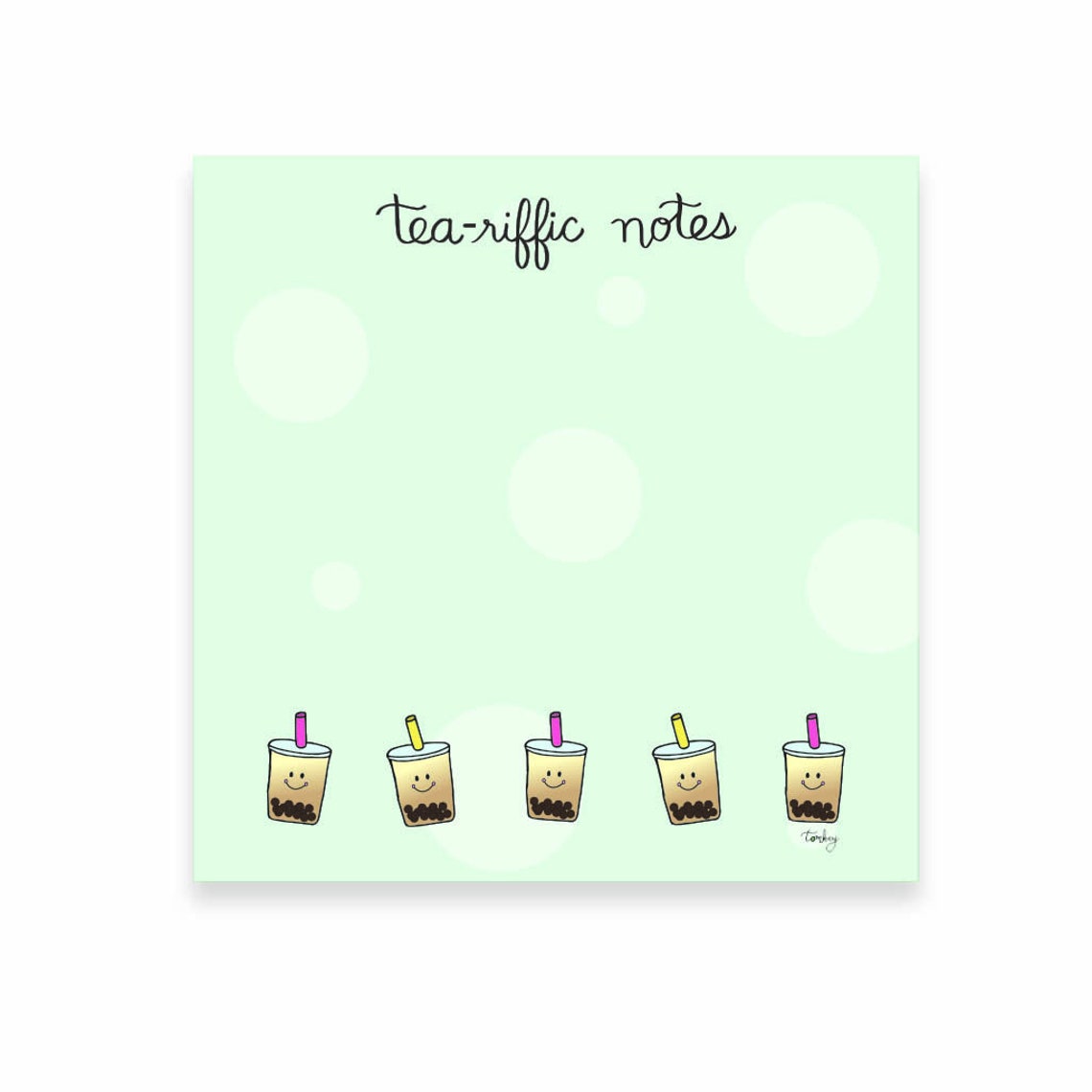 Boba Sticky Notes Milk Tea Sticky Notes Bubble Tea Sticky - Etsy
