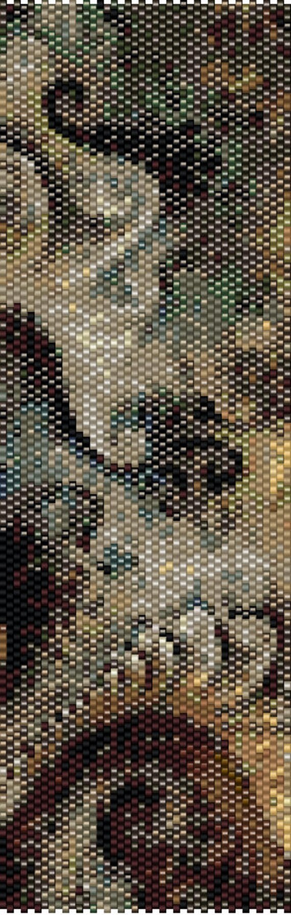 Peyote Pattern Abstraction 24 | Etsy