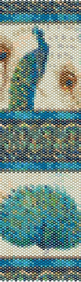 Peyote Pattern Peacock 3 - Etsy
