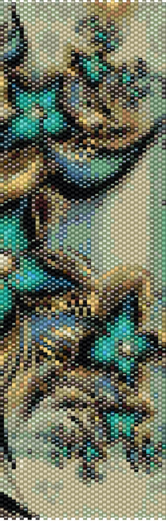 Peyote Pattern Abstraction 50a - Etsy