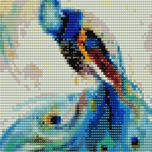 Loom Pattern 4x6 Inch Peacock - Etsy