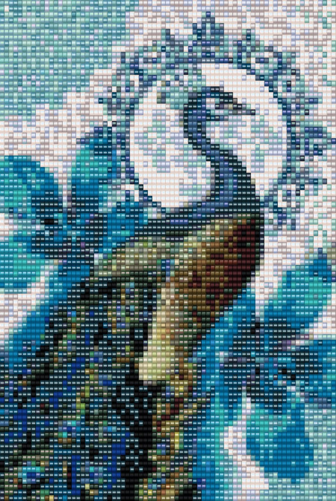 Loom Pattern 4x6 Inch Peacock - Etsy