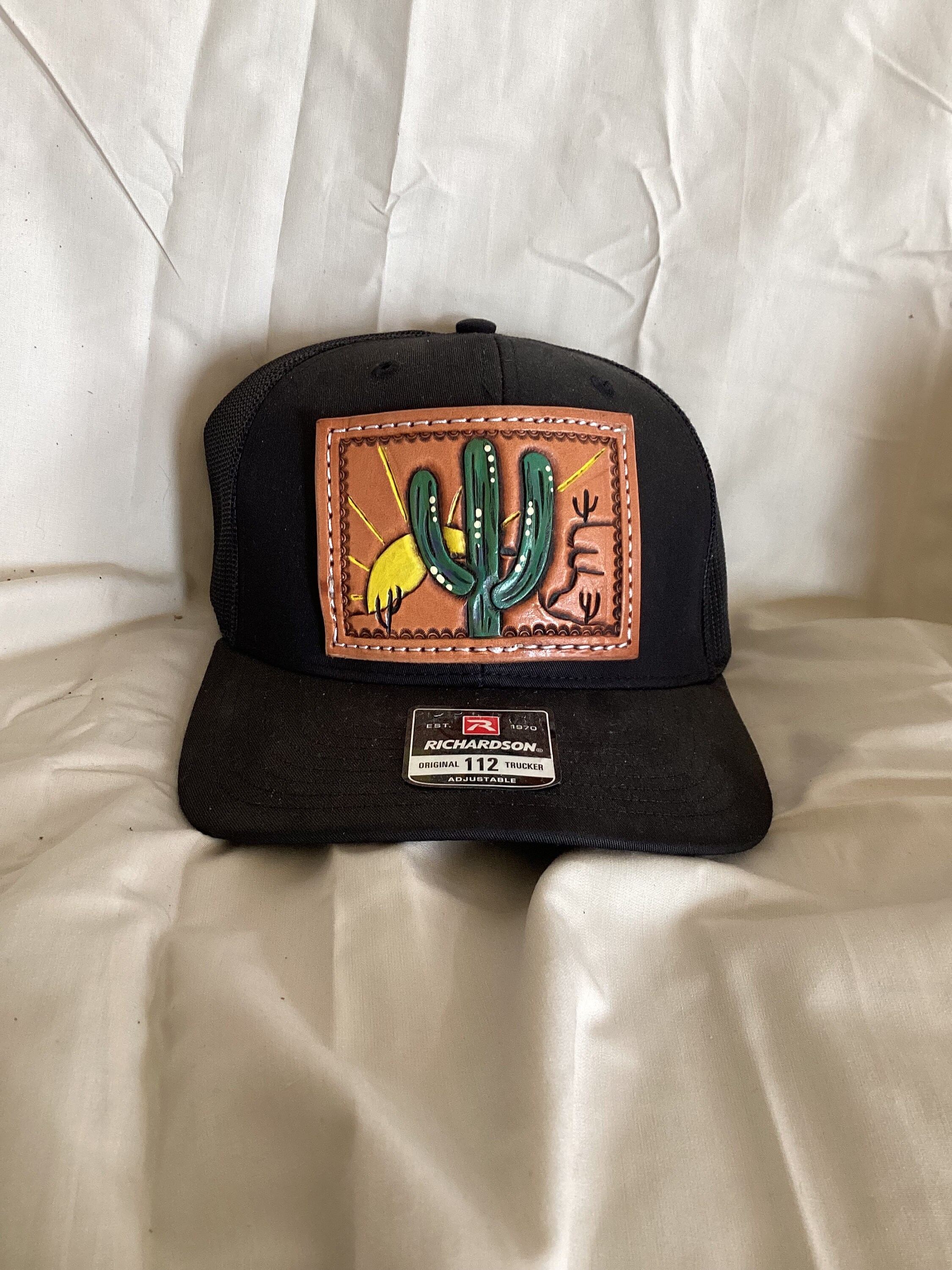Tooled Patch Hats - Etsy