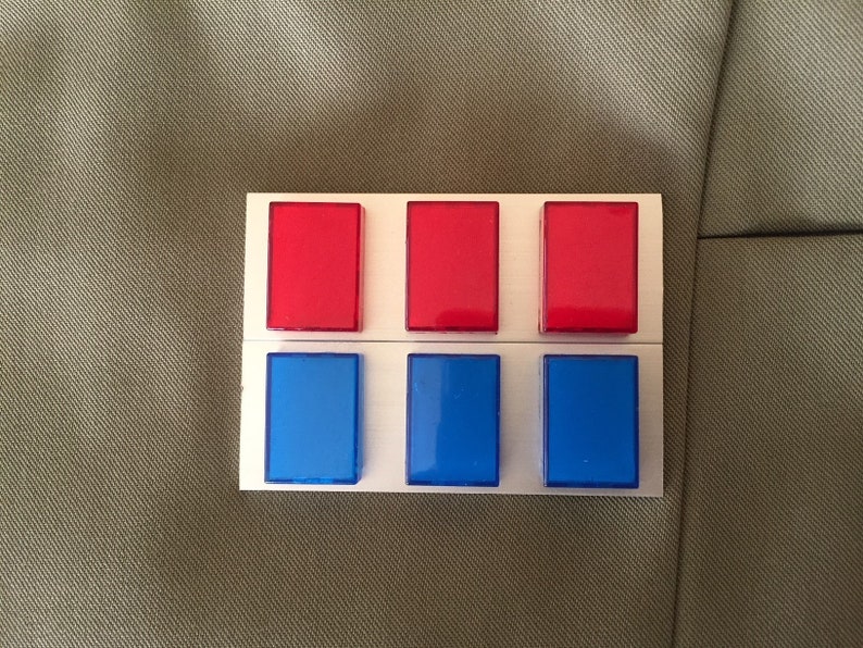 Push Buttons Imperial Officer Star Wars Rank Bar ESB Captain - Etsy
