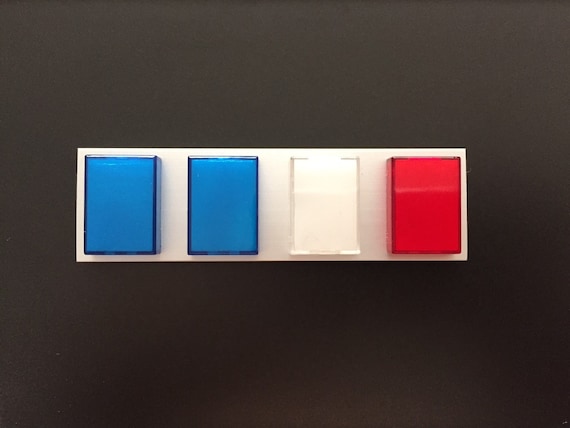 Items similar to Push Buttons Star Wars Imperial Officer Rank Bar ...