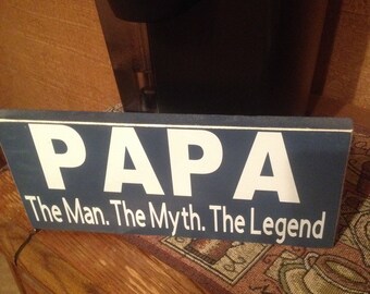 Papa signs | Etsy