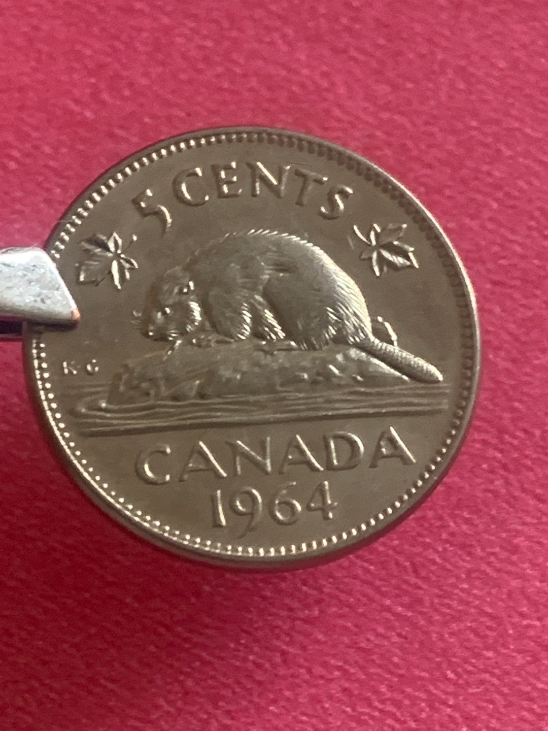 1964 Canada 5 Cents Coin - Etsy