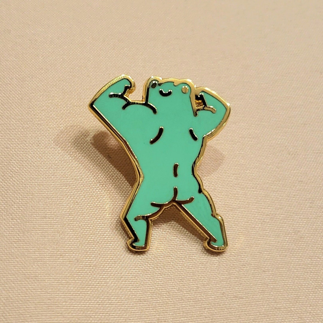 Beef Boy | Buff Frog Hard Enamel Pin - Etsy