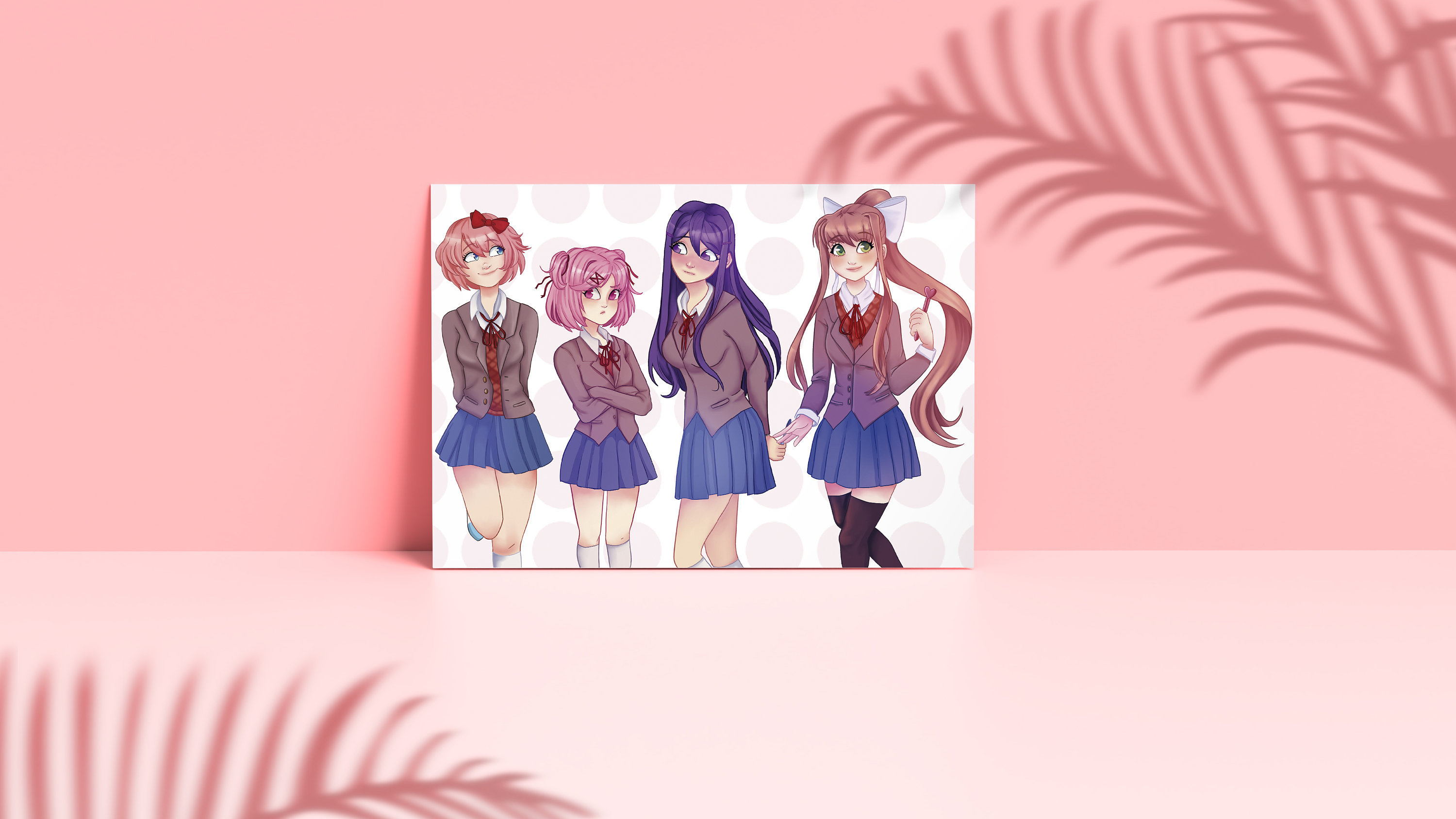 DOKI DOKI Literature Club DDLC impresión de arte | Etsy