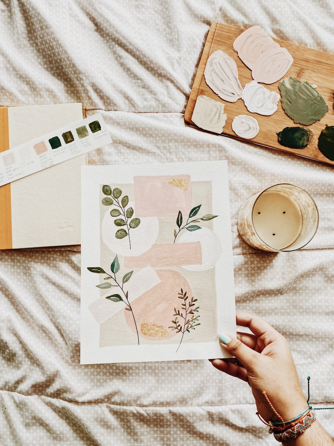 Abstract painting abstract print contemporary art neutral | Etsy