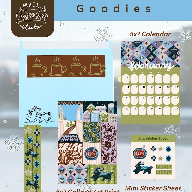 Monthly Snail Mail Club - Etsy