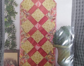 Take-out Fat-quarter Table Runner and Placemat Pattern, Beginning Level ...