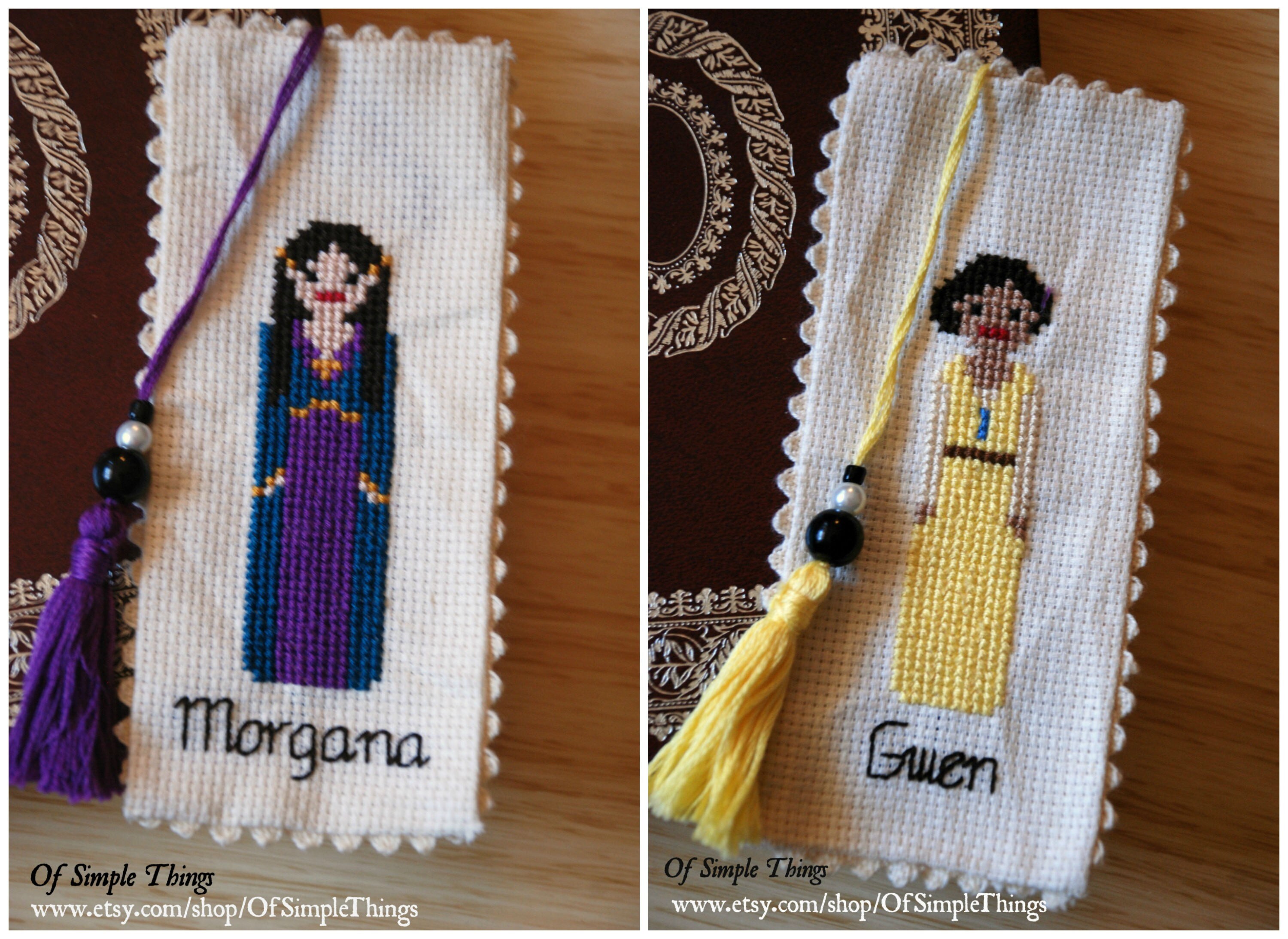 Bookmarks Merlin BBC Characters Cross Stitch Merlin - Etsy