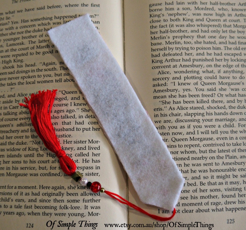 Bookmark Merlin BBC Inspired Character Cross Stitch Bookmark With ...