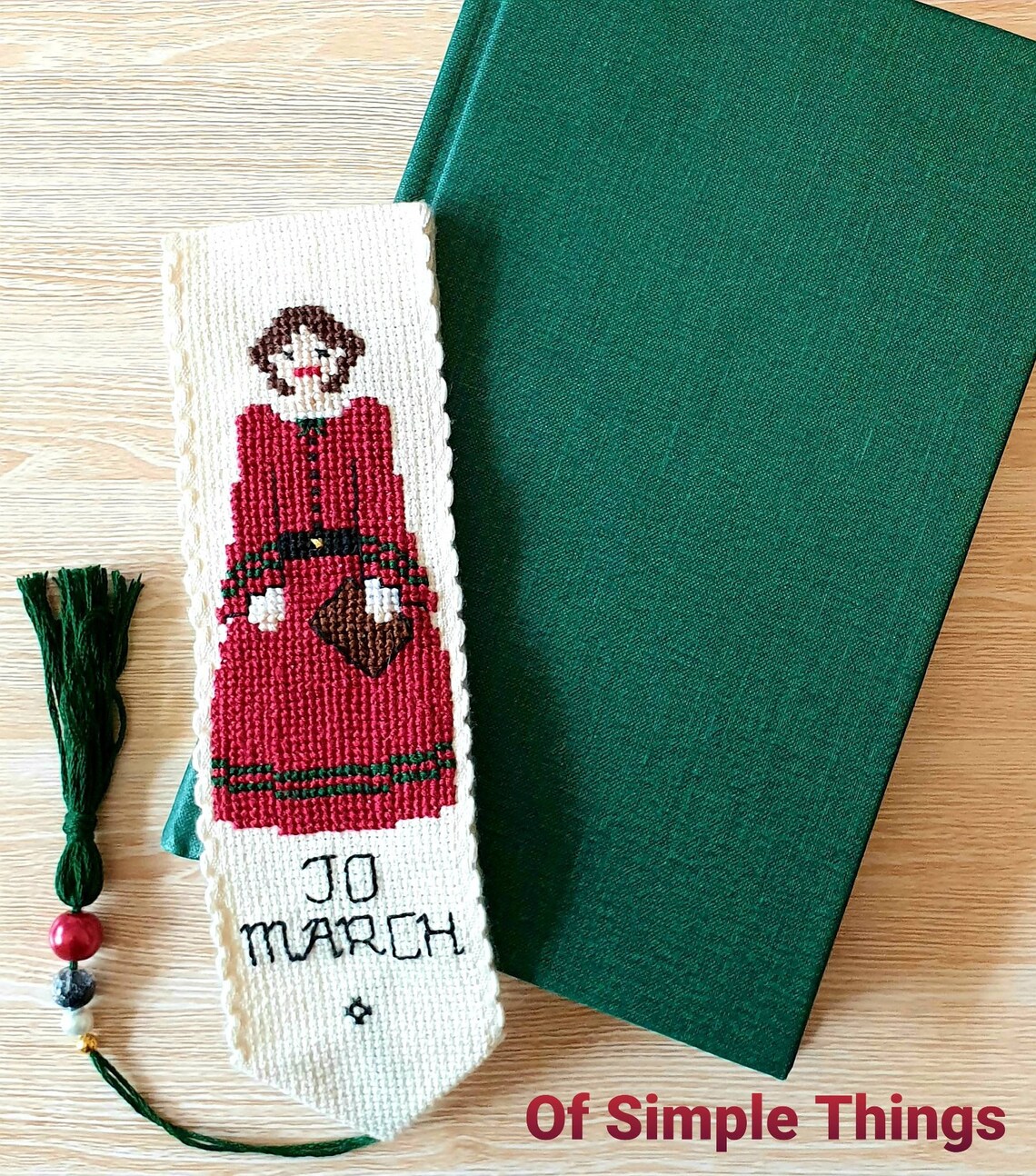 Jo March Bookmark Little Women Bookmark Character Cross - Etsy