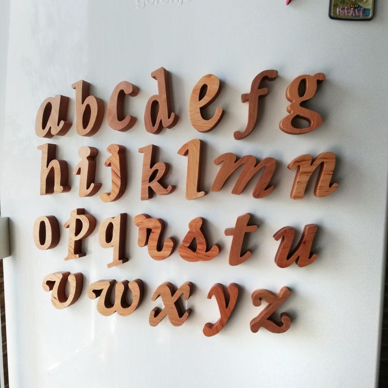 Wood Alphabet - Etsy