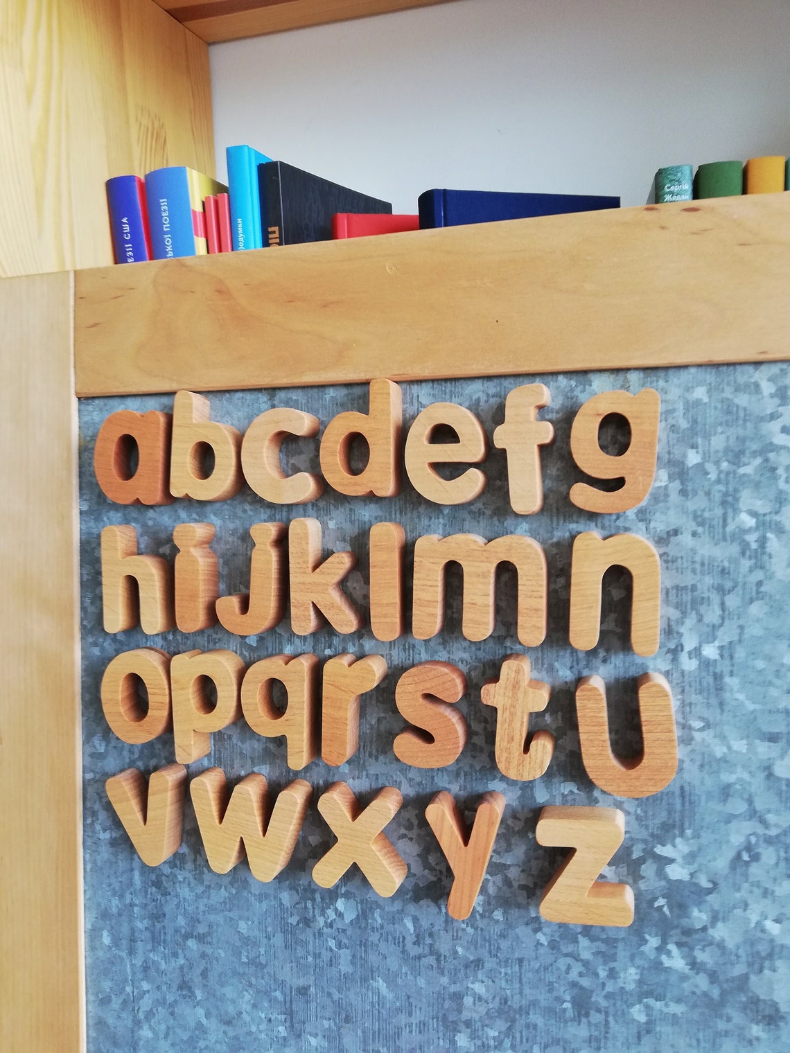 Magnets Lowercase Wooden Letters, English Alphabet, Abc Magnets ...