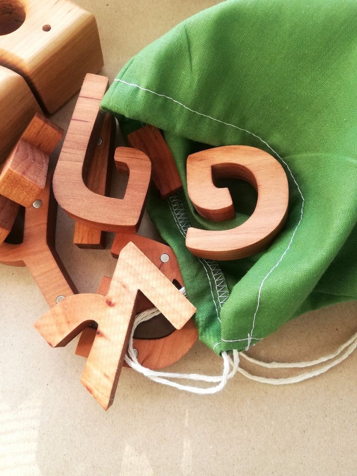 Complete Hebrew Alphabet Hebrew Letters Set Wooden Hebrew - Etsy