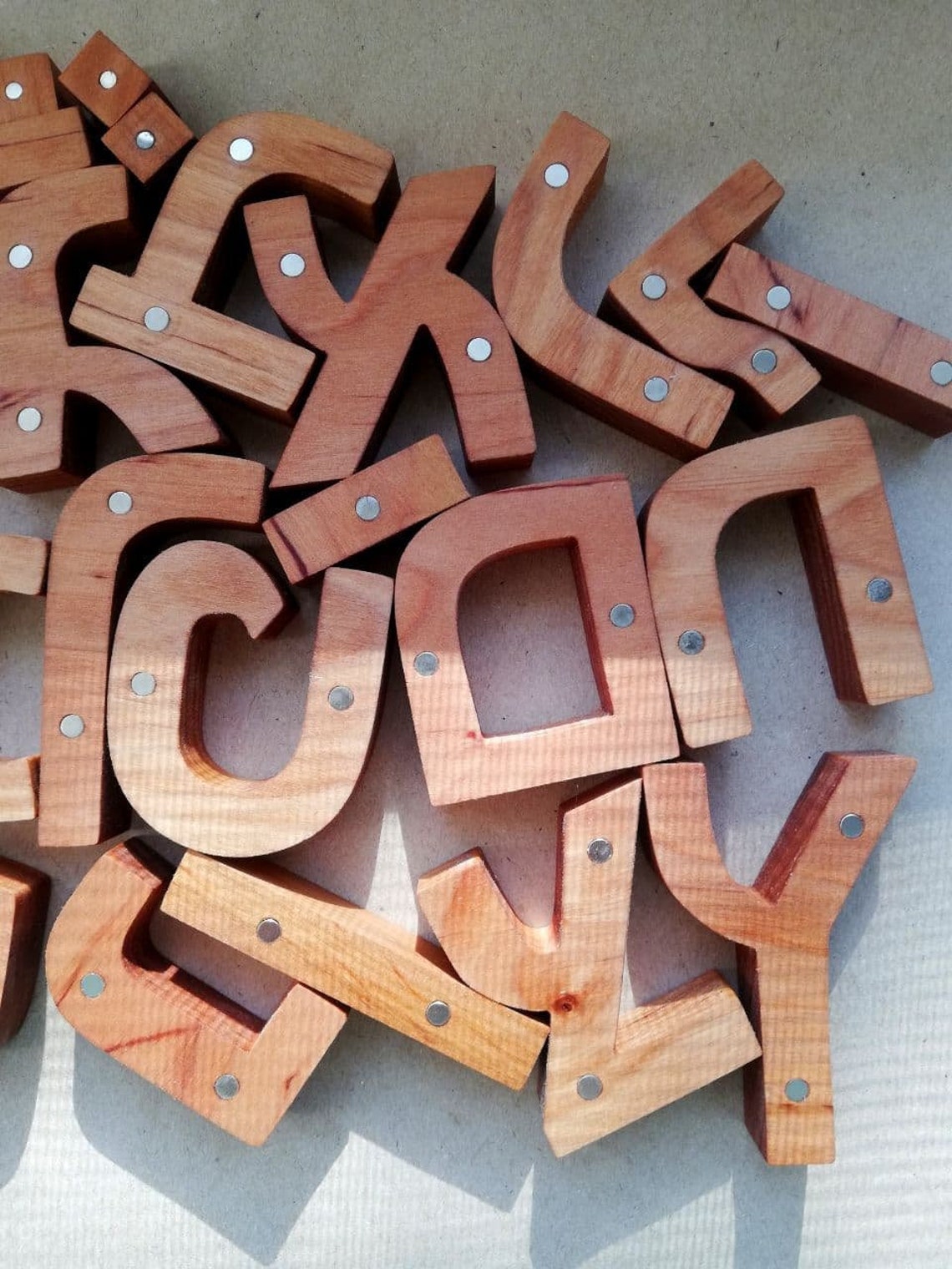 Complete Hebrew Alphabet Hebrew Letters Set Wooden Hebrew - Etsy