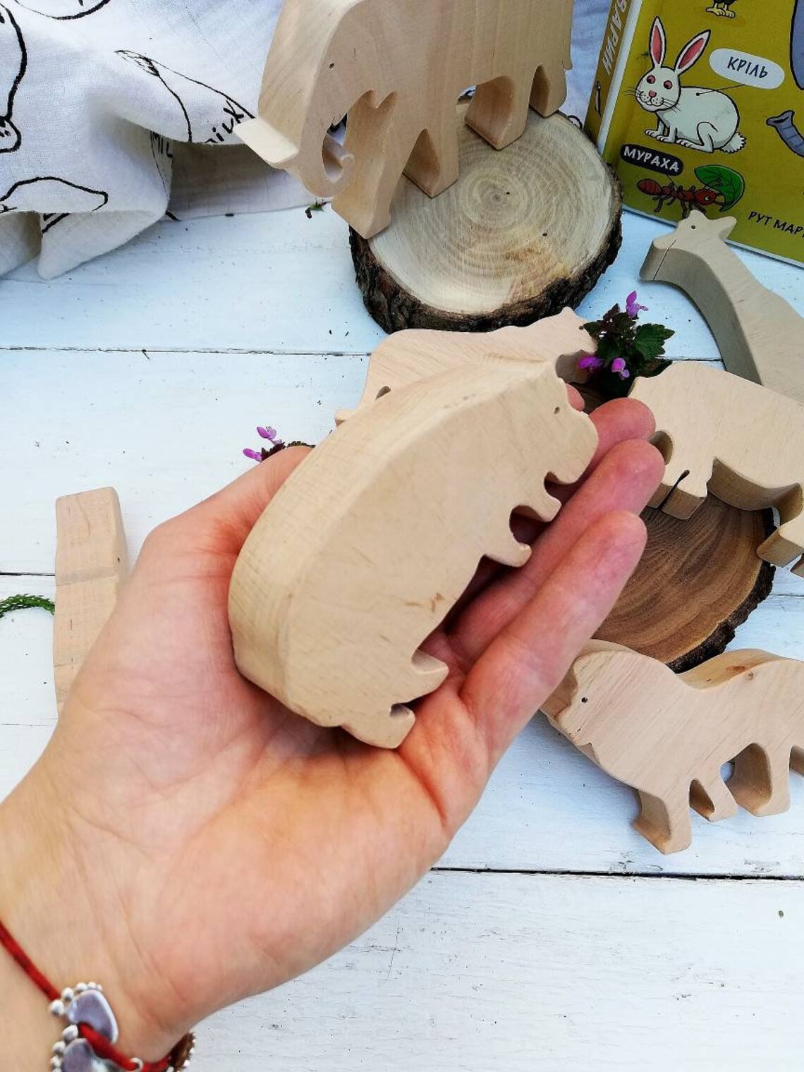 African Animals Safari Wooden Toys Animal Toy Lioness | Etsy