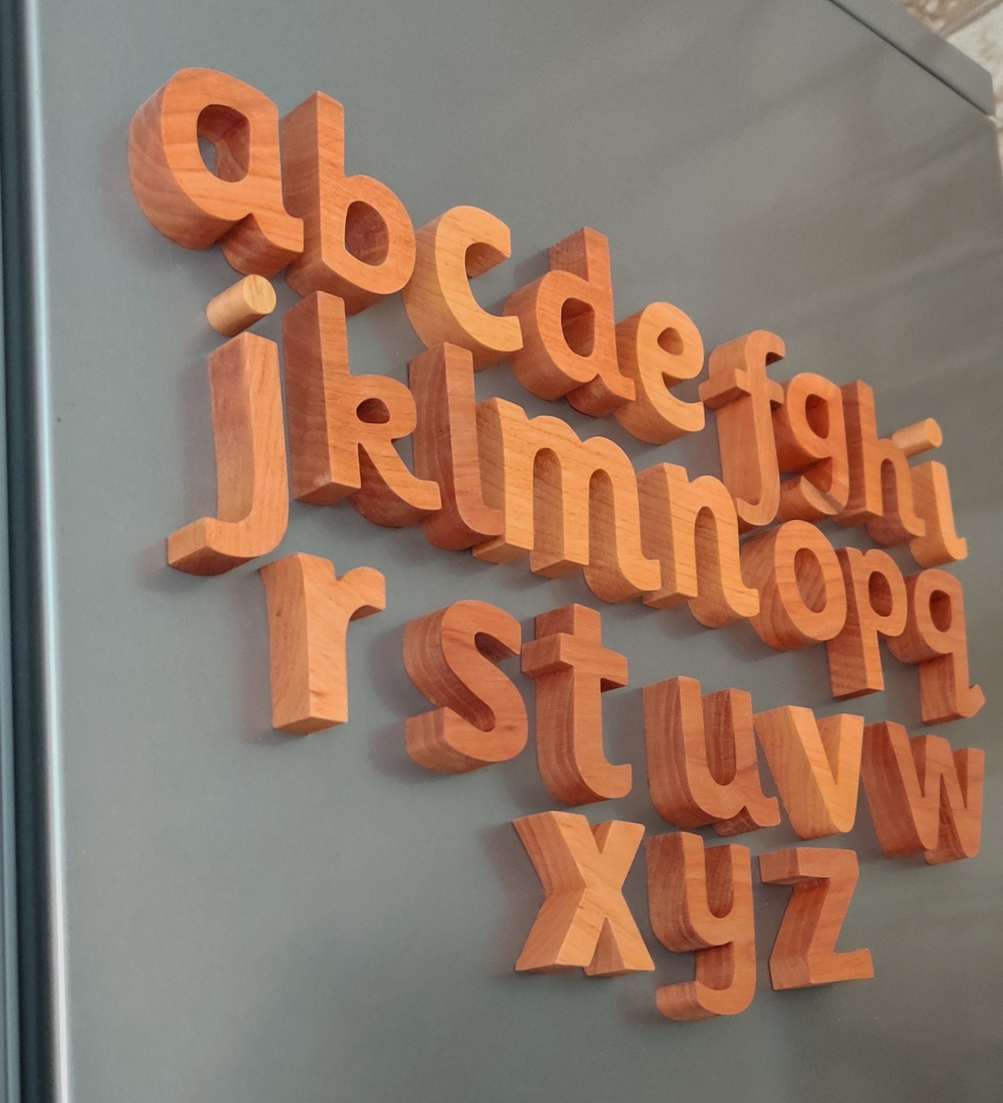 Magnets Lowercase Letters Montessori Alphabet Lowercase ABC - Etsy
