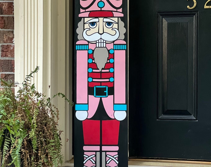 Nutcracker Porch Leaner Sign / Christmas Entryway Decor / Nutcracker ...