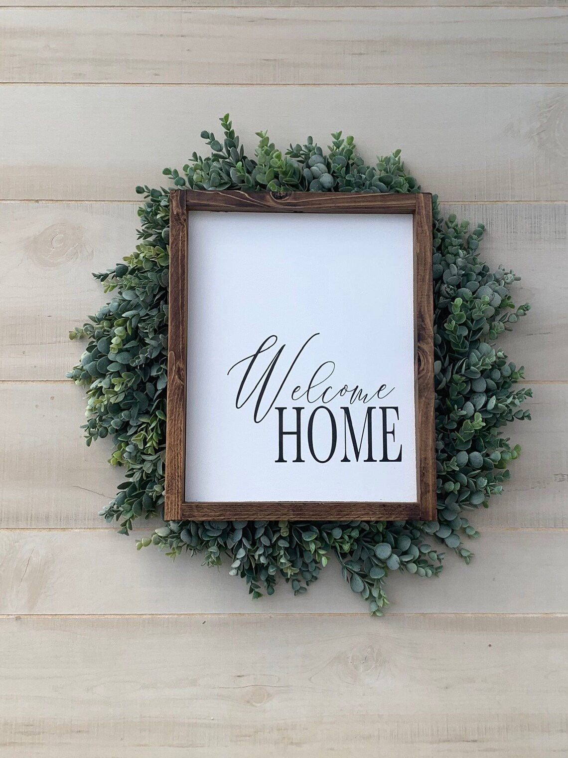 Welcome Home Sign 12x15 Farmhouse Style Sign - Etsy