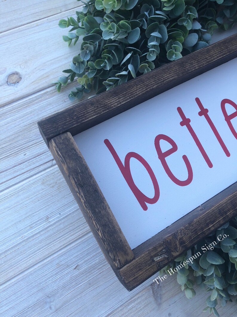 Better Not Pout Sign Farmhouse Style Christmas | Etsy