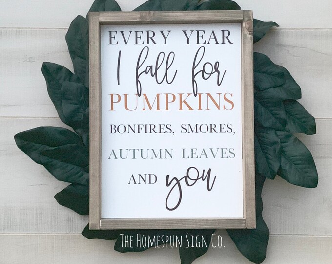 Every Year I Fall for Pumpkins, Bonfires, Smores, Autumn Leaves, and ...