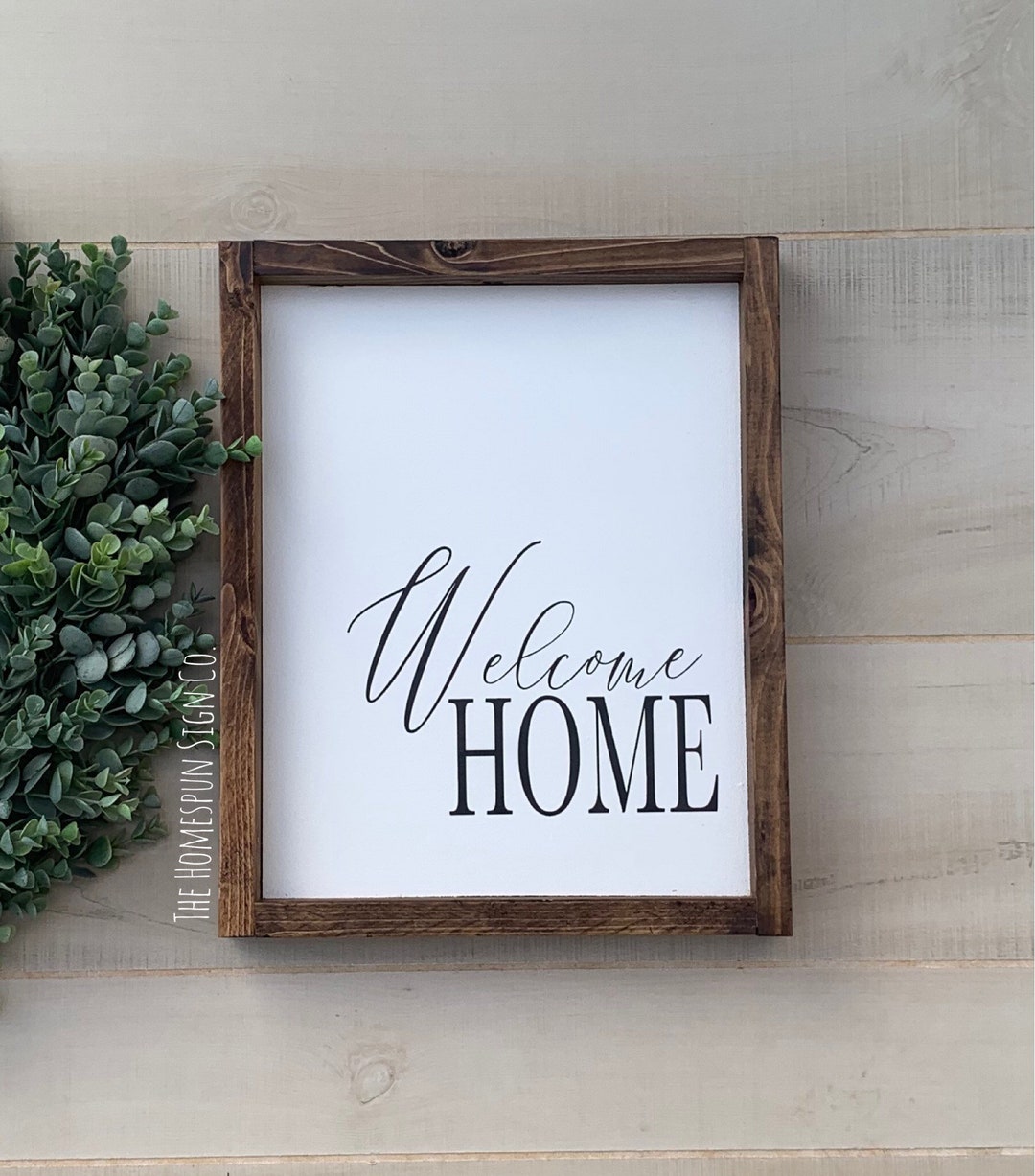 Welcome Home Sign 12x15 Farmhouse Style Sign Perfect Housewarming ...