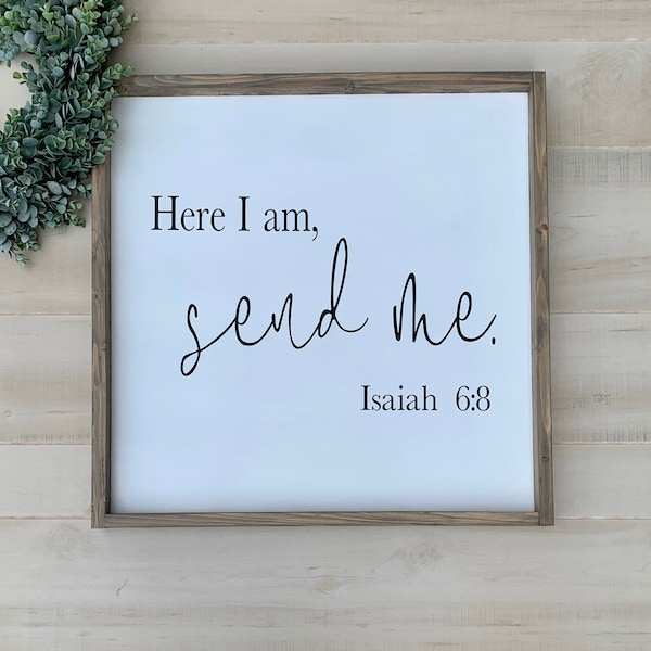 Here I Am Lord - Etsy