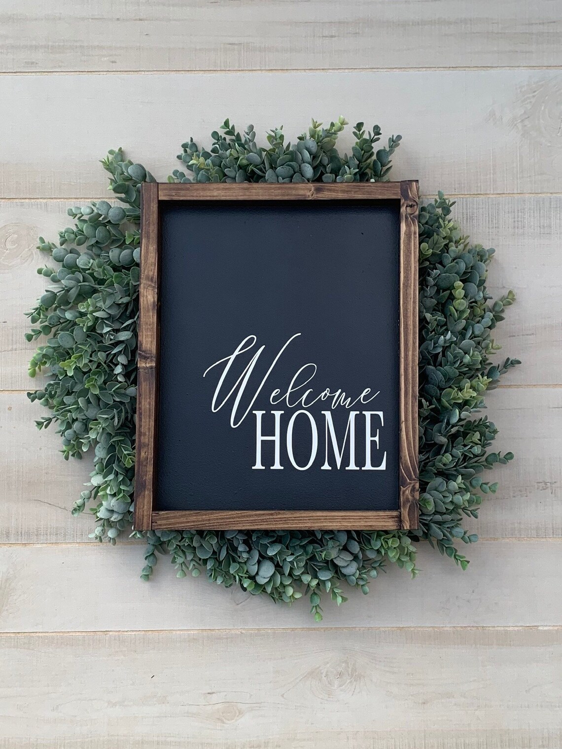 Welcome Home Sign 12x15 Farmhouse Style Sign | Etsy