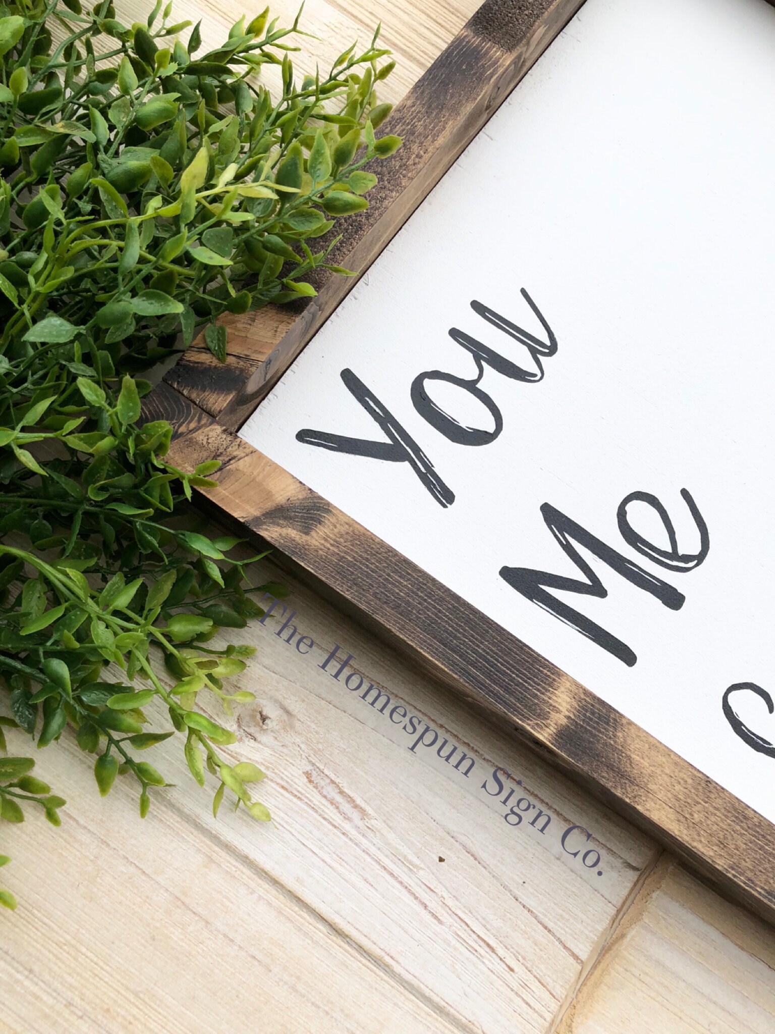 You Me & the Dogs Wooden Farmhouse Style Sign perfect for the | Etsy