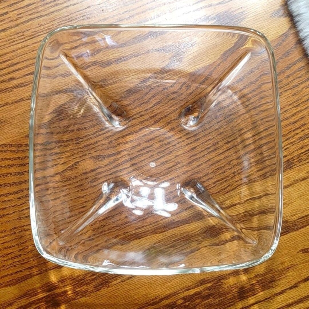 Vintage Clear 1970 Anchor Hocking Swedish Modern Bowl Ray and Arch ...