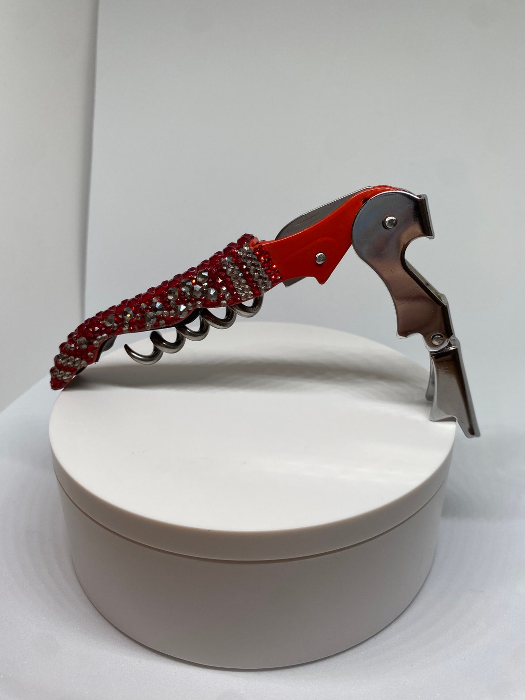 Bejeweled Wine Opener With Foil Cutter and Bottle Opener Gift Present ...