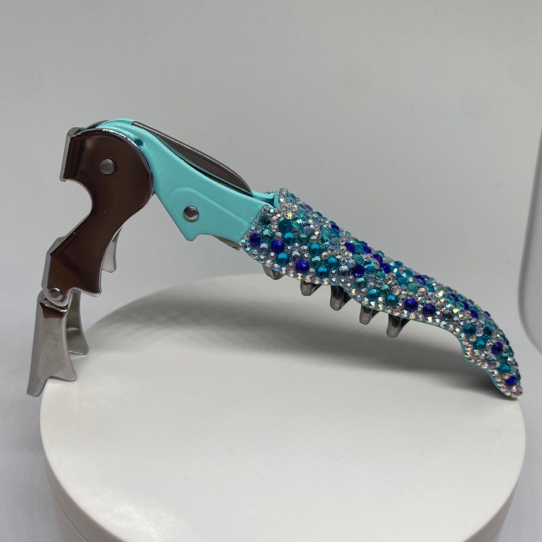 Bejeweled Wine Opener With Foil Cutter and Bottle Opener Gift Present ...