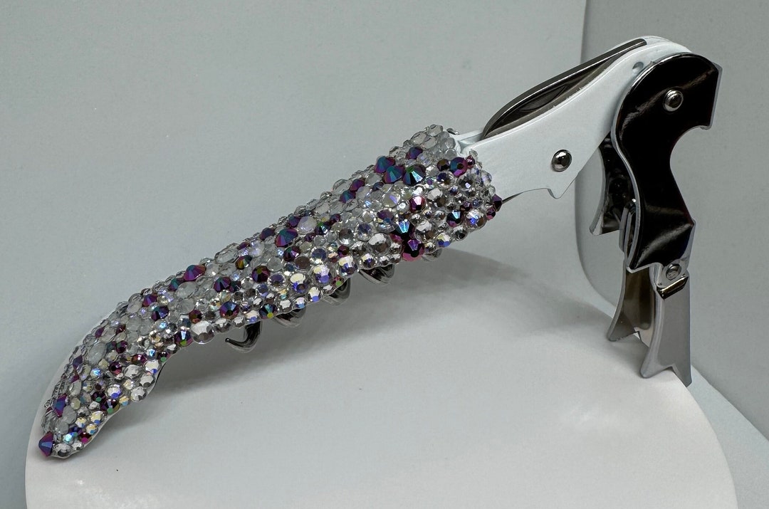 Bejeweled Wine Opener With Foil Cutter and Bottle Opener Gift Present ...
