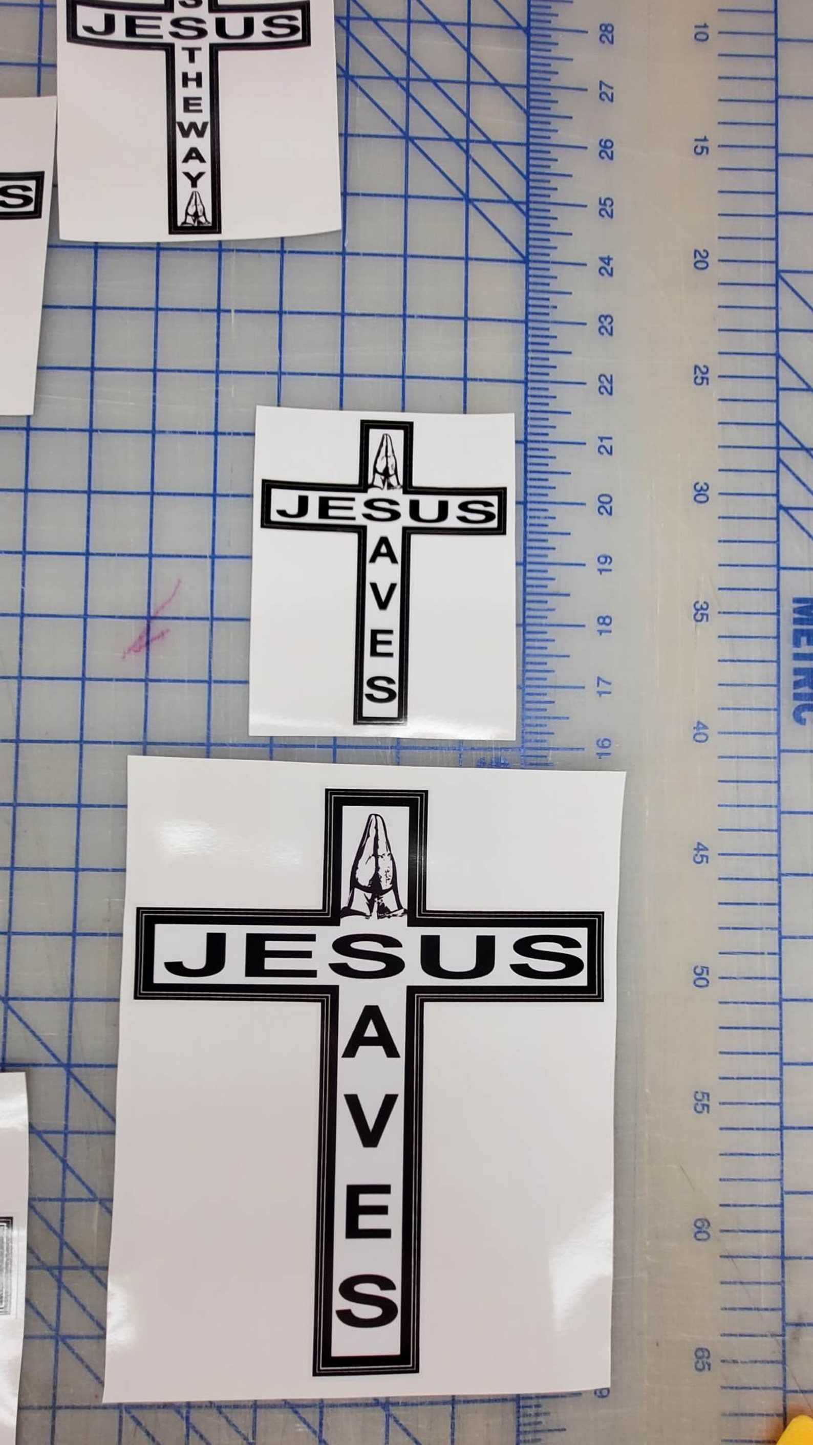 Jesus Cross Sticker, Jesus Cross, Citizen of Heaven, Car Decal ...