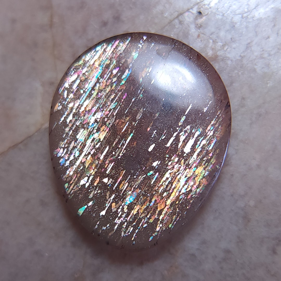 Meteor Shower Sunstone/ Lattice Cabochon 21 X 17mm A3377 - Etsy